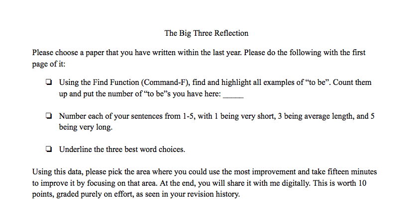 A Simple Plan for Significantly Increasing Student Motivation to Write ...